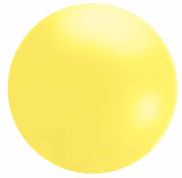 4 Ft Yellow Cloudbuster Balloon: Single Count - Balloon Country